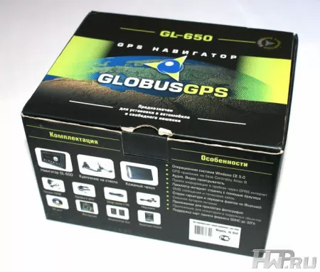 Обзор GPS-навигатора GlobusGPS GL-650 | hwp.ru
