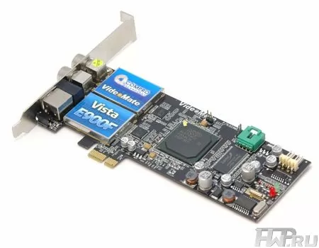Compro VideoMate Vista E900F - двухголовый ТВ-тюнер с аппаратным MPEG4 ...